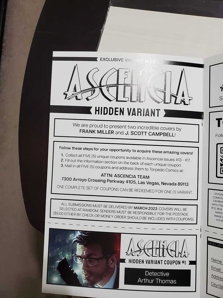 Ascencia Hidden Variant by Frank Miller and J Scott Campbell - Comics ...